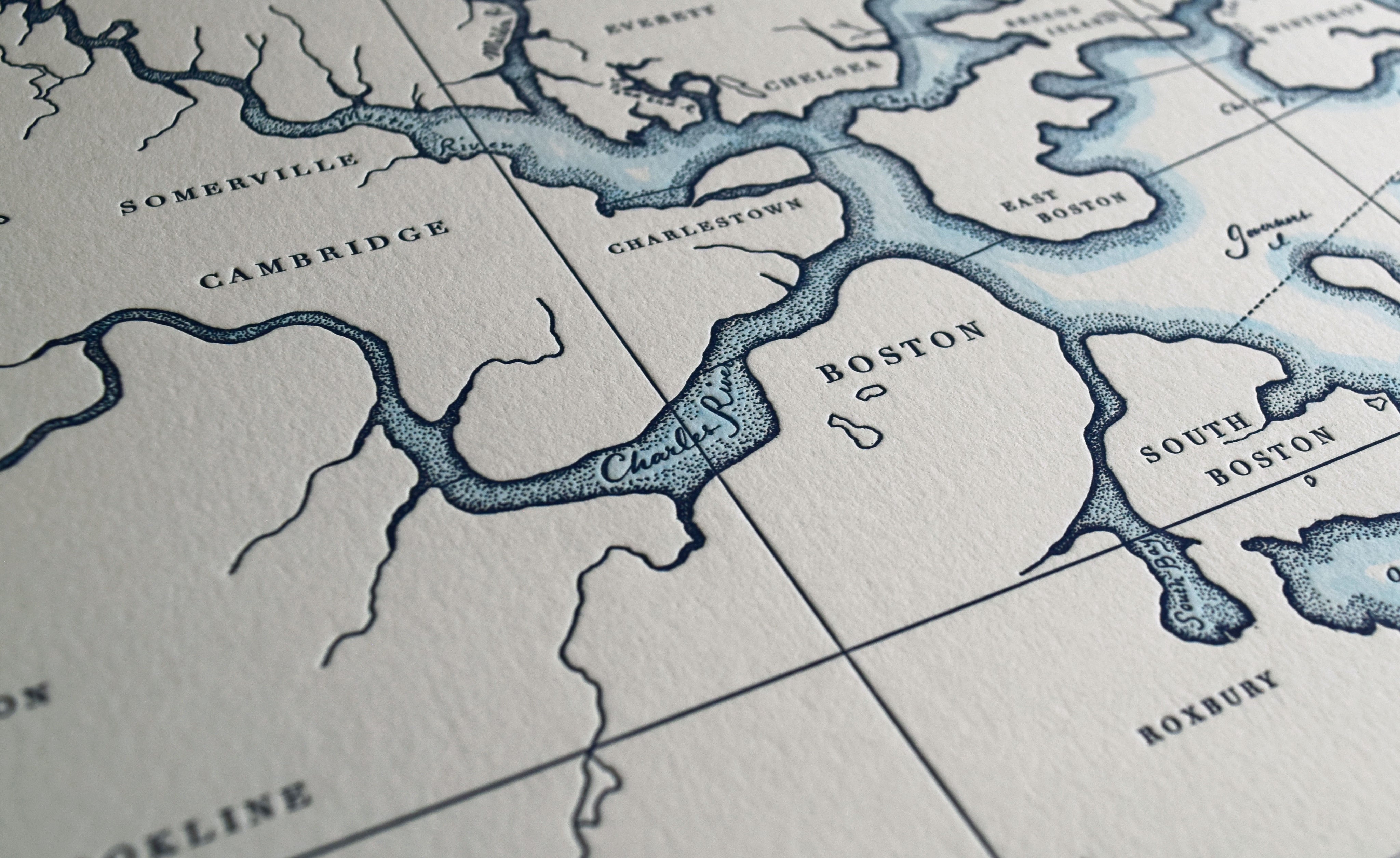 Boston Harbor Map – Quail Lane Press
