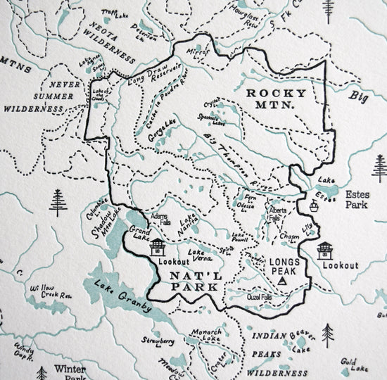 Colorado Map, The Front Range from Fort Collins to Colorado Springs ...