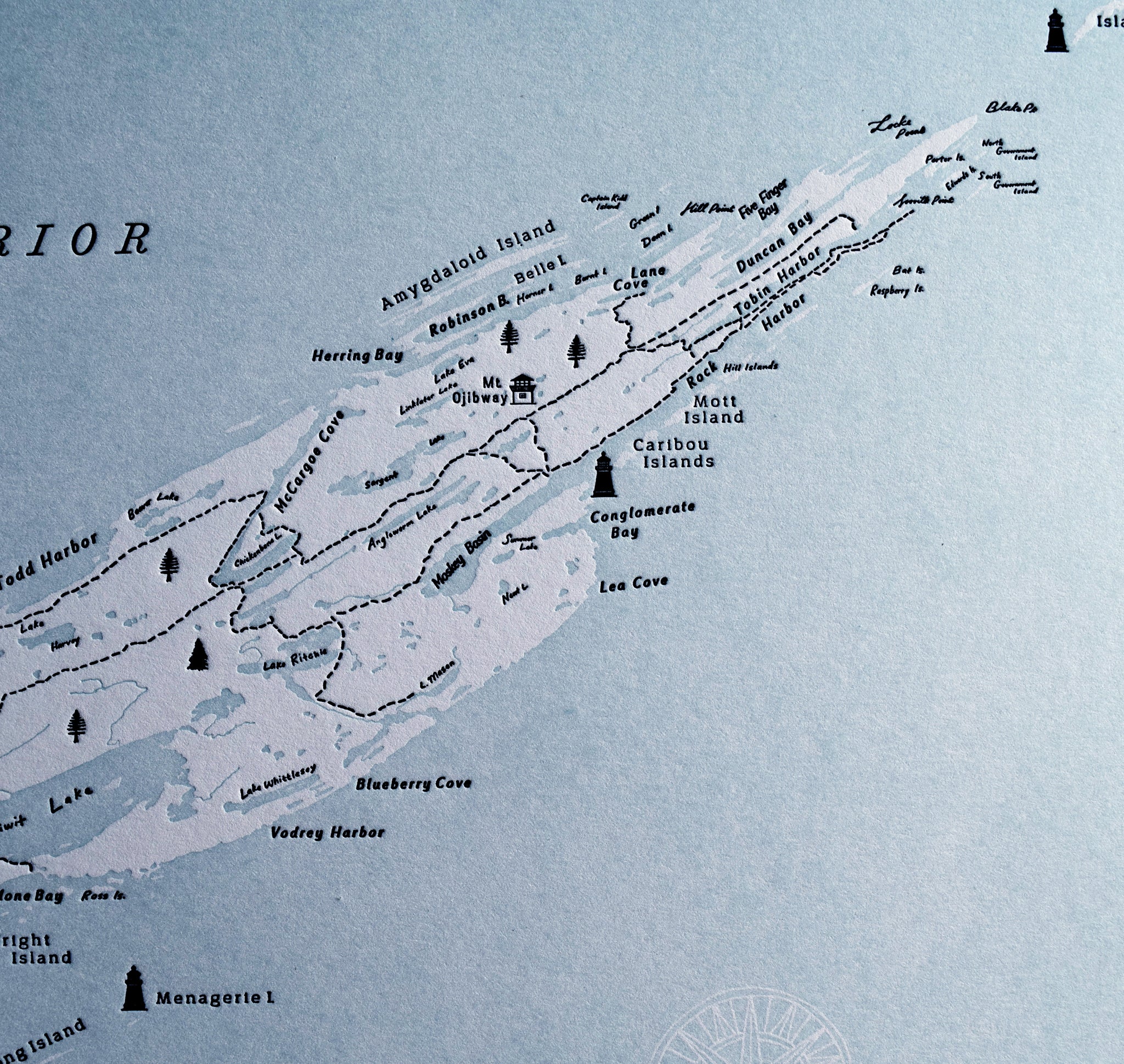 Isle Royale National Park Map – Quail Lane Press