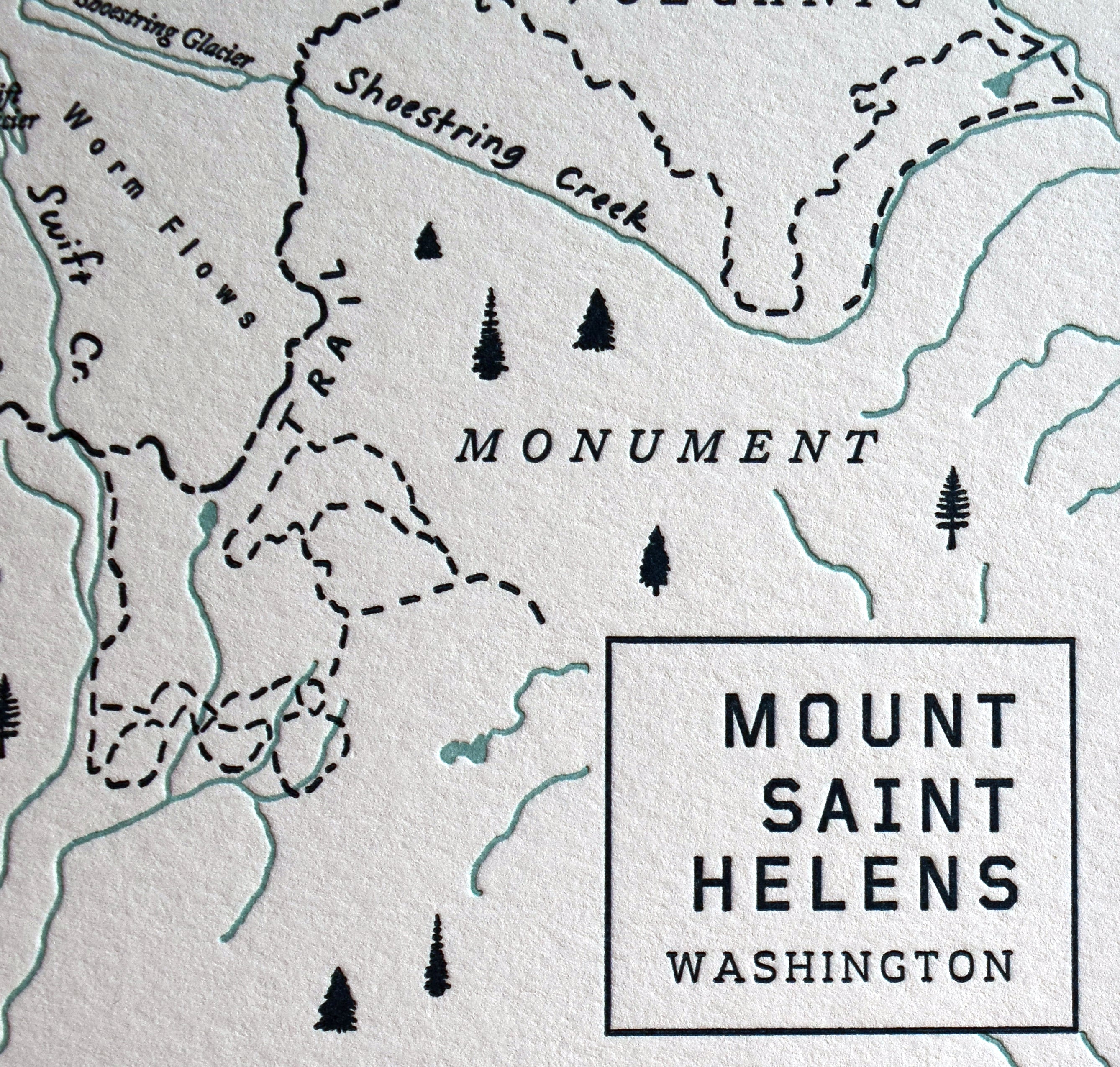 Mount St Helens Map